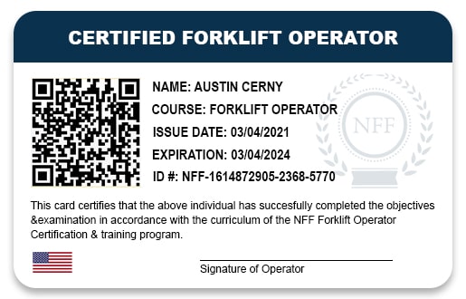 Forklift Certification Cards Ubicaciondepersonas cdmx gob mx